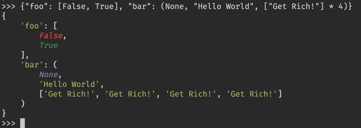 A Prettier Python Repl With Rich